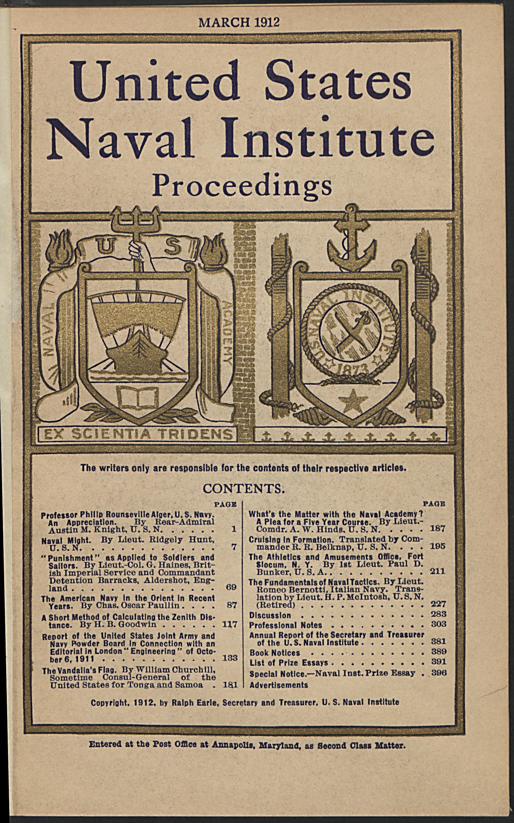 All Issues | U.S. Naval Institute