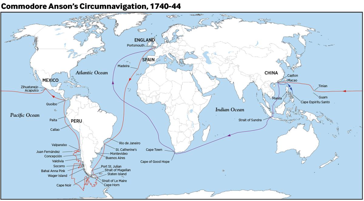 Anson’s Voyage | Naval History Magazine - August 2023, Volume 37, Number 4