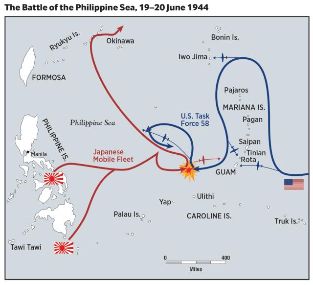 The Mighty Moo at the Battle of the Philippine Sea | Naval History ...