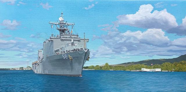 USS Pearl Harbor Crew Honored with Artwork on Pearl Harbor Day | Naval ...