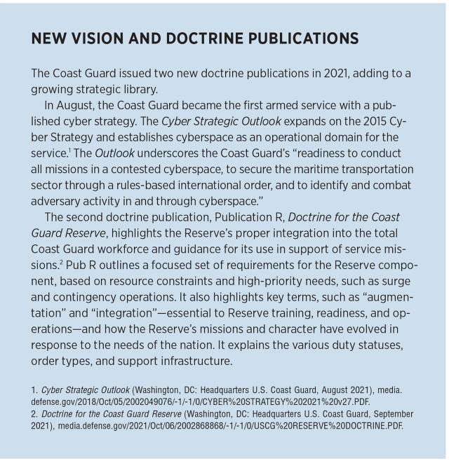 U.S. Coast Guard in Review | Proceedings - March 2022 Vol. 148/3/1,429
