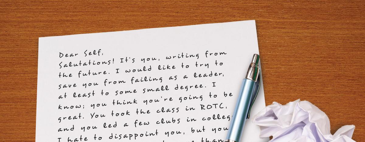 A Letter To Myself: Things I Wish I Had Known About Leadership Ten ...