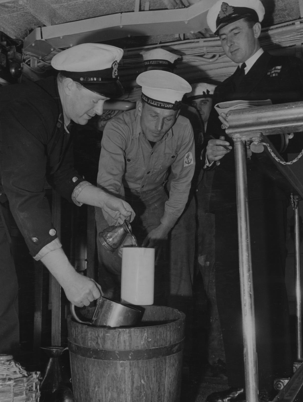 Rum Bosun at Work | Proceedings - March 2005 Vol. 131/3/1,225