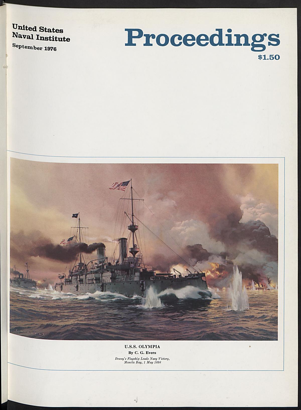 Proceedings - September 1976 Vol. 102/9/883 | U.S. Naval Institute