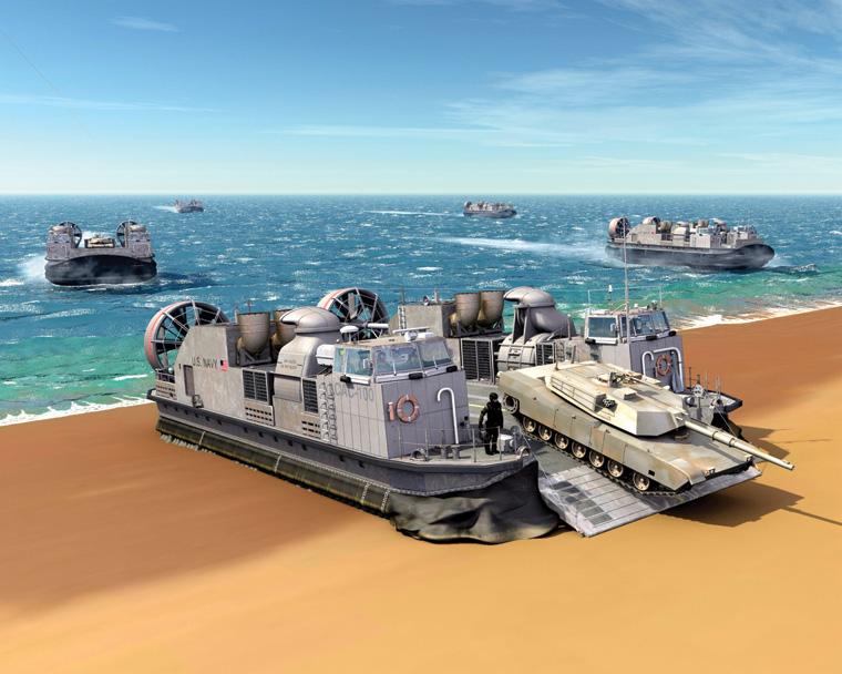 Naval Systems - Work Under Way on High-Speed Ship-to-Shore Craft ...