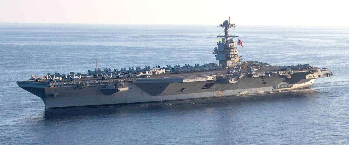 The USS Gerald R. Ford Is Operating in the Eastern Med. What Next ...