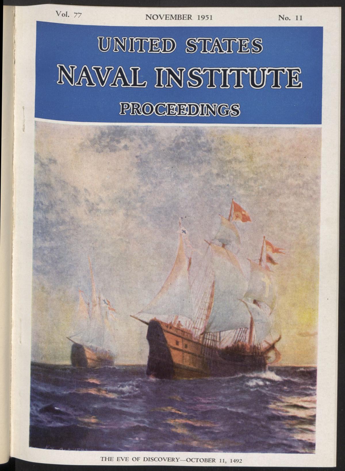 Proceedings - November 1951 Vol. 77/11/585 | U.S. Naval Institute