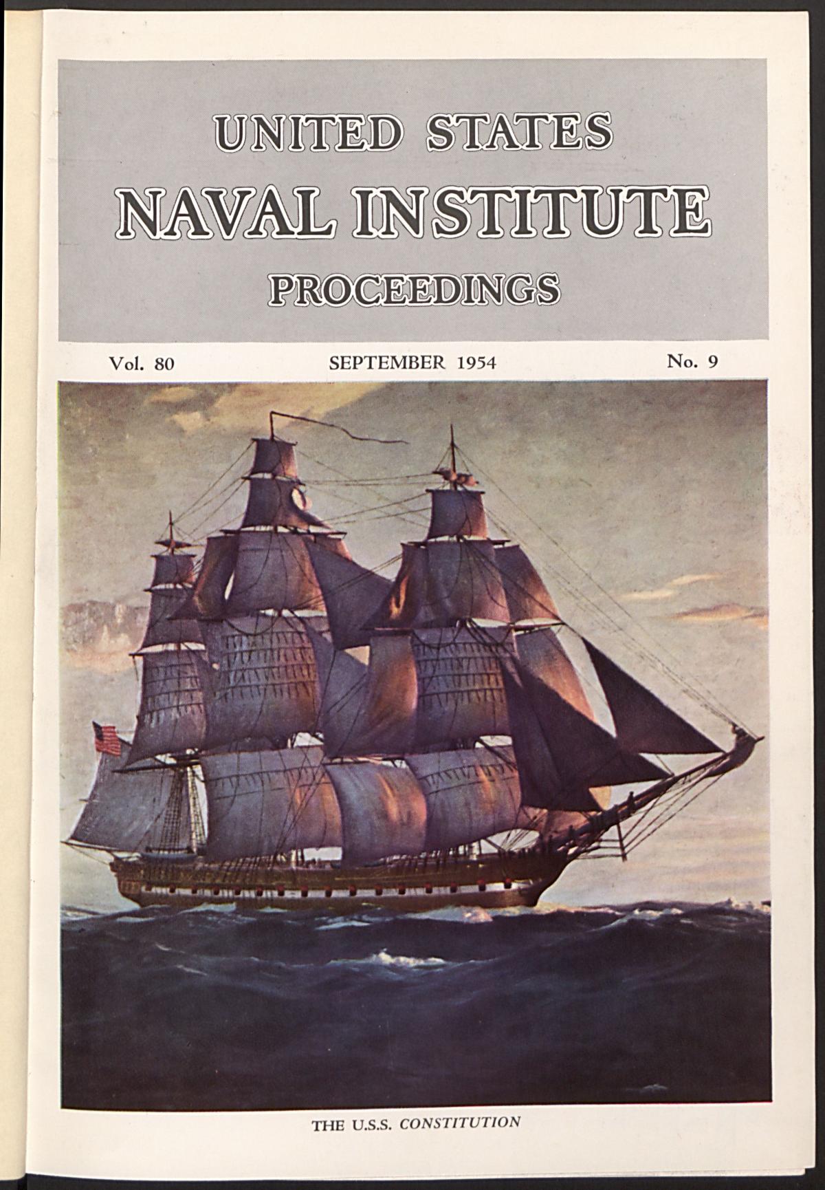 Proceedings - September 1954 Vol. 80/9/619 | U.S. Naval Institute