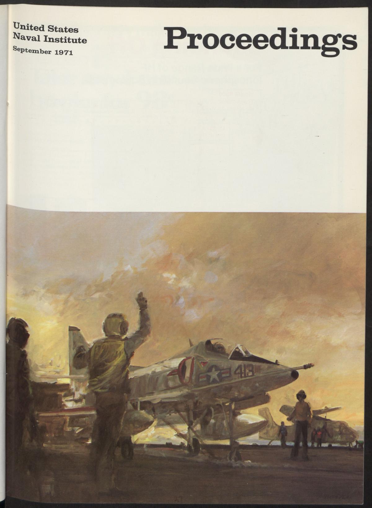 Proceedings - September 1971 Vol. 97/9/823 | U.S. Naval Institute