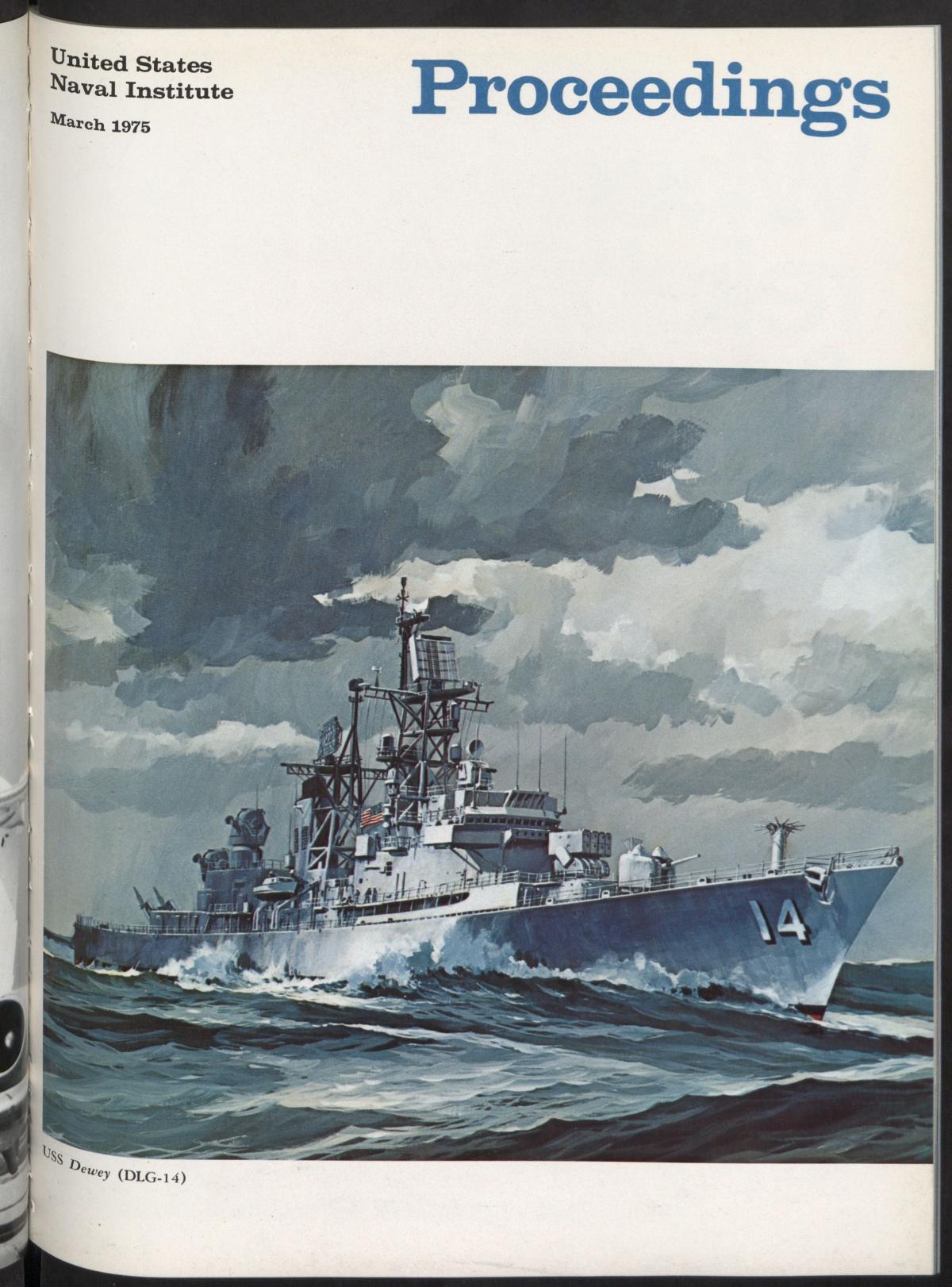 Proceedings - March 1975 Vol. 101/3/865 | U.S. Naval Institute